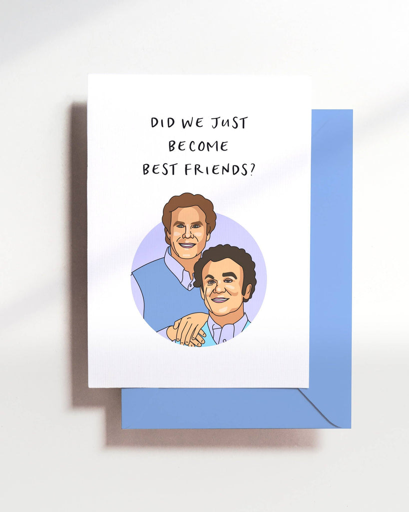 'Did We Just Become Best Friends?' Step Brothers Card – Manitou Candle Co.