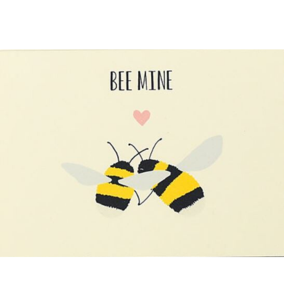 'Bee Mine' Heart Card – Manitou Candle Co.