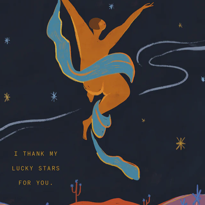 'I Thank My Lucky Stars for You' Card – Manitou Candle Co.