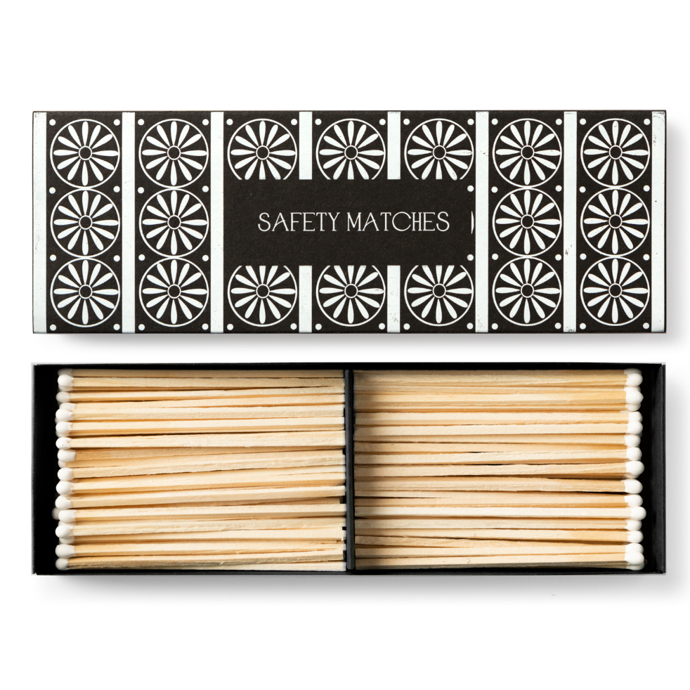 Etruscan Patterned Giant Matches – Manitou Candle Co.